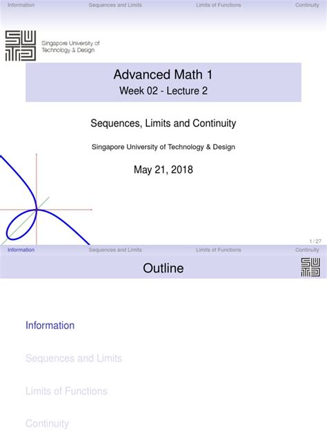 Sequences Limits And Continuity Pdf Limit Mathematics