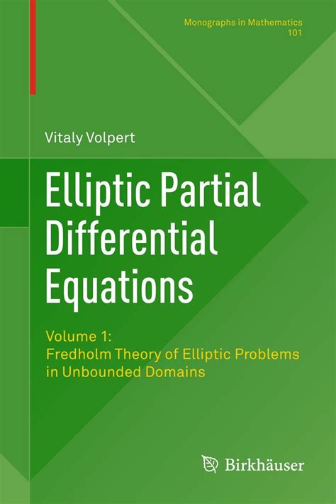 elliptic partial differential equations volume 1 fredholm theory of