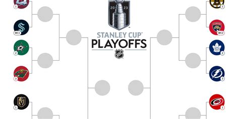 Printable Nhl Stanley Cup Playoff Bracket For 2023 55 Off
