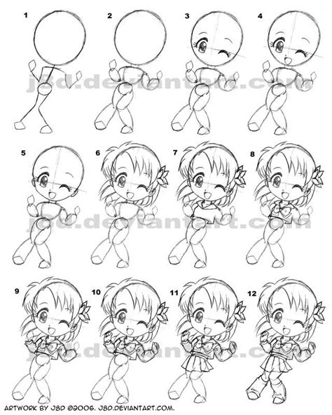 Vẽ chibi Chibi drawings Chibi girl Chibi
