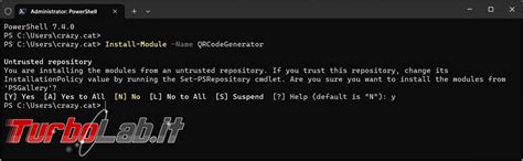 Come Creare Dei QR Code Con PowerShell TurboLab It