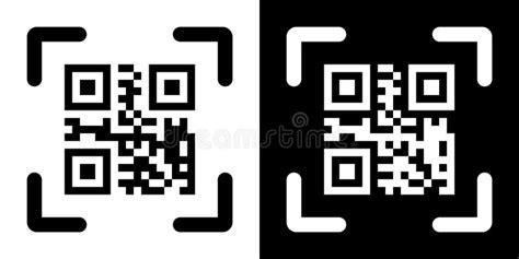 fake qr code scan me vector illustration stock illustration