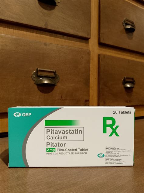 Pitavastatin Calcium Pitator 2mg Film Coated Tablet Meds For All