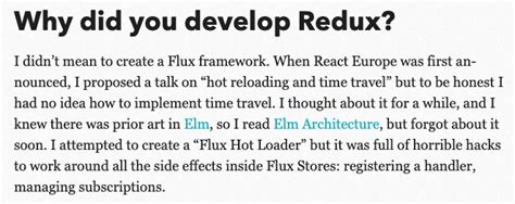 Redux 는 Hmr 때문에 만들어졌다