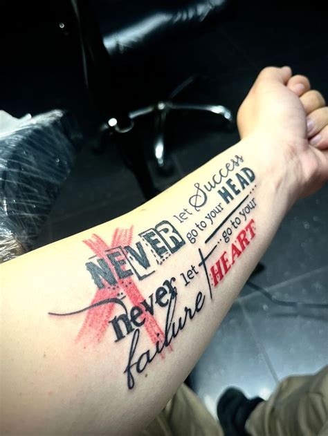 Arm Tattoo Men Quotes