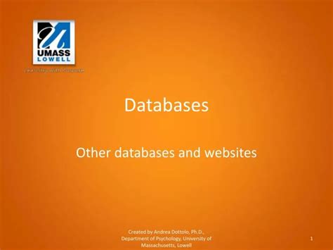 Ppt Databases Powerpoint Presentation Free Download Id2664536