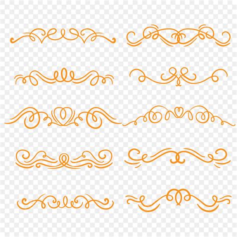웨딩 장식 테두리 모음 국경 Png 카드 요소 장식 Png 일러스트 및 벡터 에 대한 무료 다운로드 Pngtree