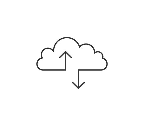 Cloud Data Icon Vector Illustration 35679375 Vector Art At Vecteezy