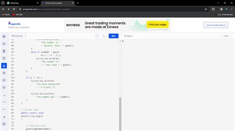 Started Java Programming With Internpe Guess The Number Srinivasan S Posted On The Topic