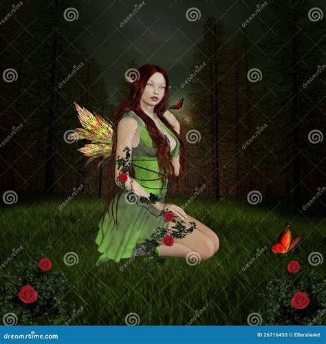 Wood Nymph Cartoon Vector CartoonDealer Com