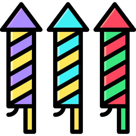 Firecracker Generic Outline Color Icon