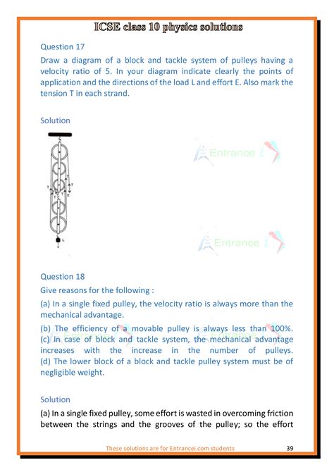 Chapter 3 Machines For Icse Class 10 Physics Physics Wallah