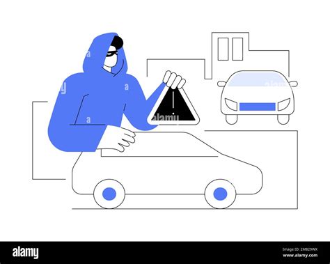 Road Fraud Abstract Concept Vector Illustration Stock Vector Image