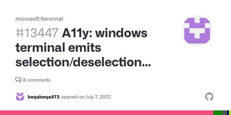 A11y Windows Terminal Emits Selectiondeselection Events In Mark Mode When Navigating With