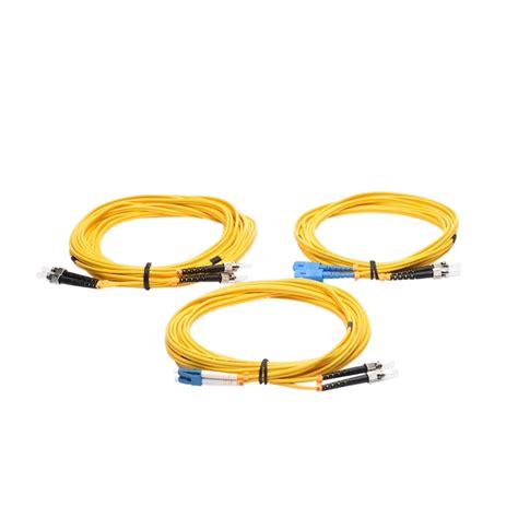 1 Meter Duplex OS2 Fiber Patch Cord 9 125 Single Mode Yellow Bellcom