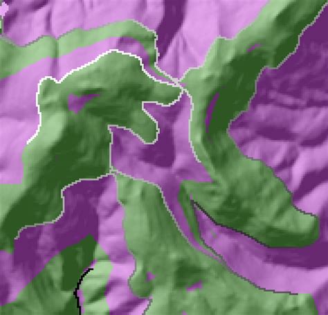 Spatial Analyst Upslope And Downslope Distance Or Area Using Arcgis Desktop Geographic