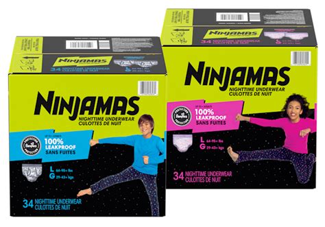 Ninjamas Absorbent Nighttime Bedwetting Underwear