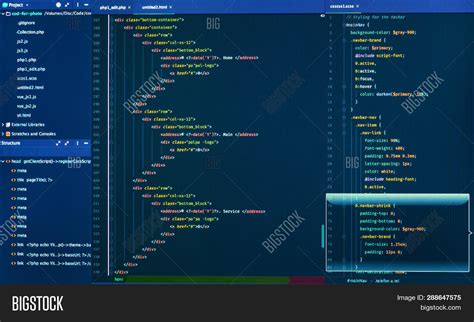 Splitting Html Css Image Photo Free Trial Bigstock