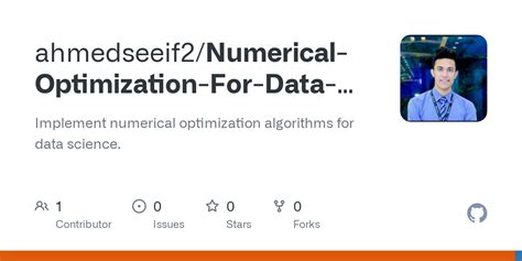 github ahmedseeif2 numerical optimization for data science implement