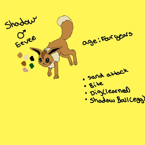 Shadow The Eevee By Miudream On Deviantart