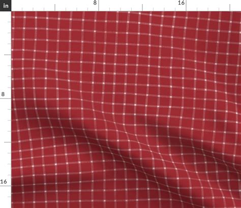 M Grid Irregular Monochromatic 0024 G Fabric Spoonflower