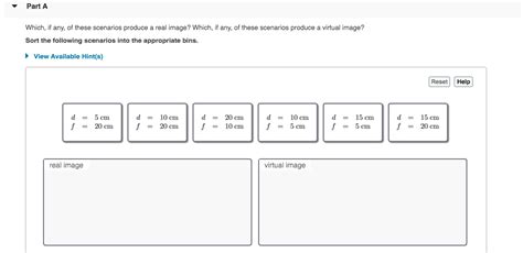 solved part a which if any of these scenarios produce a