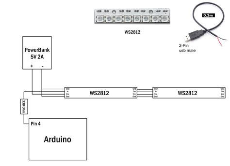 Clarifying Circuit Setup For Led Strip General Guidance Arduino Forum