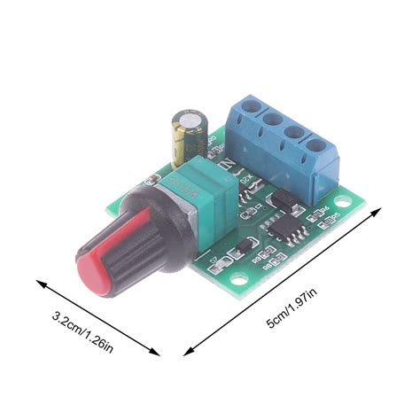 Dc 1 8v 3v 5v 6v 12v 2a 1803bk Pwm Motor Speed Controller Low Voltage Motor Speed Regulator