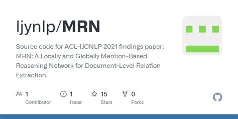 Github Ljynlpmrn Source Code For Acl Ijcnlp 2021 Findings Paper