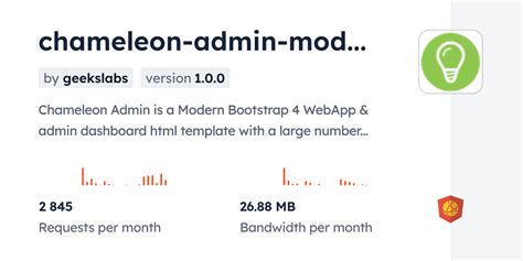chameleon admin modern bootstrap webapp dashboard html template ui kit