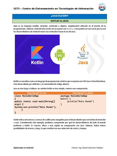 Sesion1 Java O Kotlin Pdf Java Lenguaje De Programación
