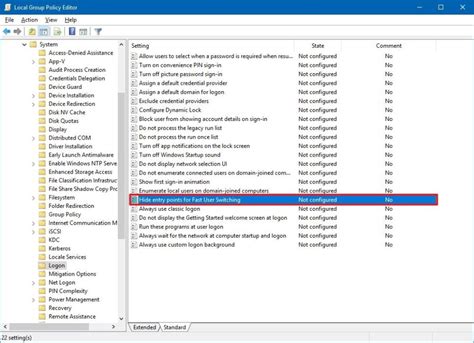 How To Disable Windows S Fast User Switching Feature Windows Central