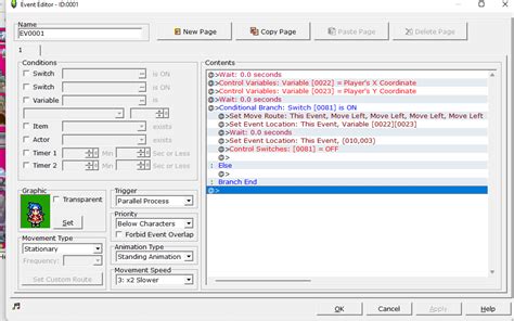 Player X And Y Positions Not Working Rpg Maker Forums