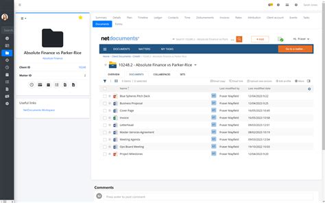 Matterscloud Netdocuments