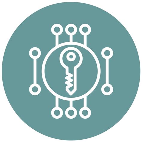 Premium Vector Vector Design Private Key Encryption Icon Style