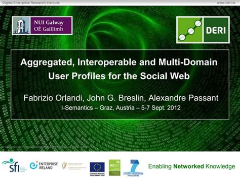 Aggregated Interoperable And Multi Domain User Profiles For The Social