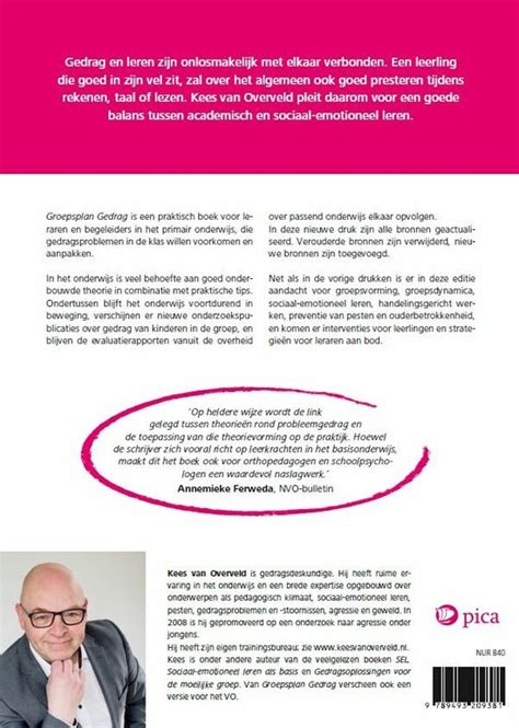 Groepsplan Gedrag Kees Van Overveld 9789493209381 Boeken Bol