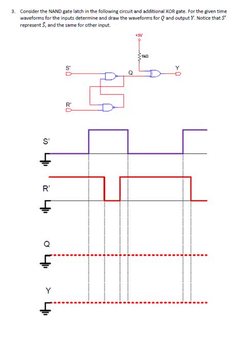 Solved Consider The NAND Gate Latch In The Following Chegg
