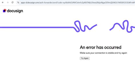 When I Select Log In I Get A Message That States An Error Has