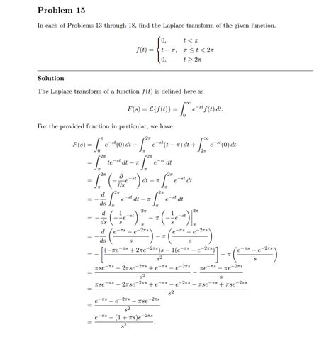 step function laplace help r differentialequations