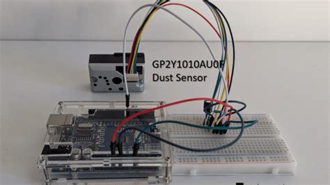 Dust Sensor Gp2y1010au0f With Arduino
