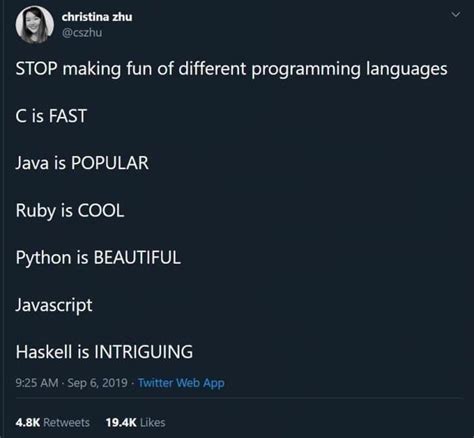 stop making fun of programming languages