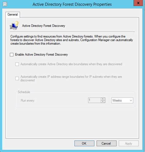 how to configure and enable sccm discovery methods