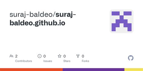 Github Suraj Baldeosuraj