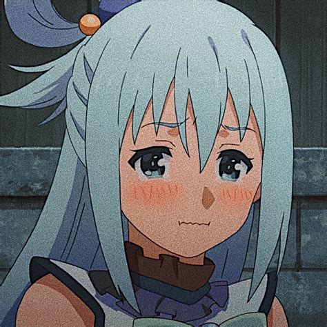 𝐴𝑞𝑢𝑎 ⌟ Aqua Konosuba Anime Anime Icons