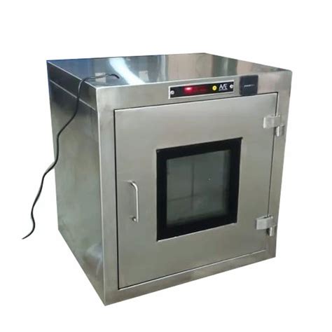 Stainless Steel Square Static Pass Box For Pharmaceutical Industry
