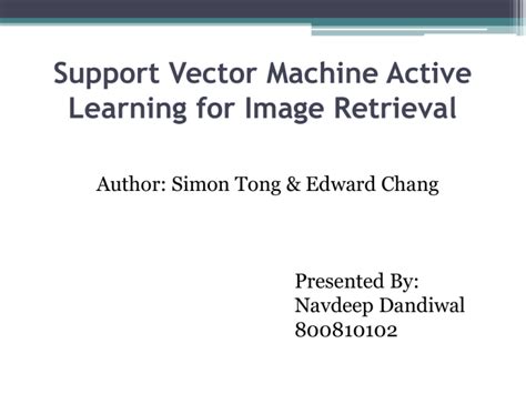 support vector machine active learning for image retrieval