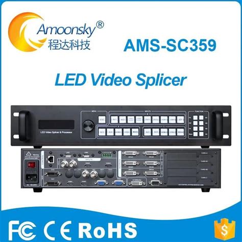 Jual Led Video Splicing Processor Ams Sc359 Av Dvi Vga Multi Screen Video Wall Controller Suppot