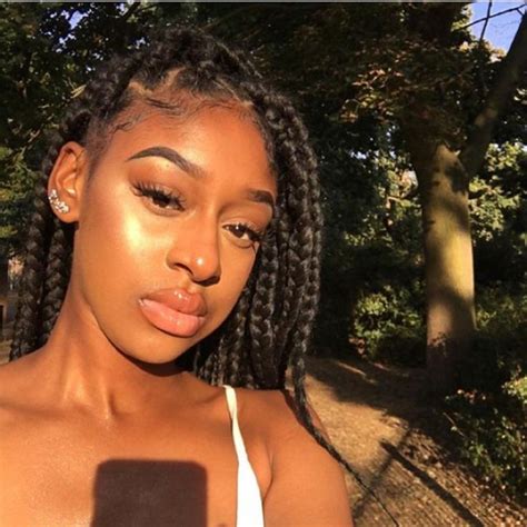Box Braids Dark Skin Girls Medium Skin Black Girls Hairstyles
