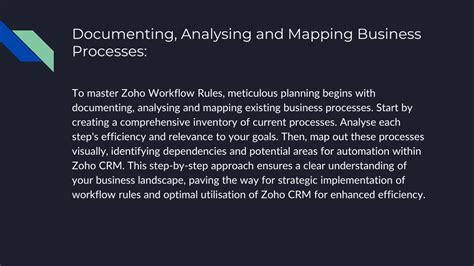 Ppt A Comprehensive Guide To Mastering Zoho Workflow Rules Powerpoint